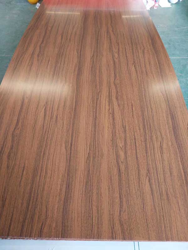 Wood Grain Color Coated Aluminum Coil Sheet
