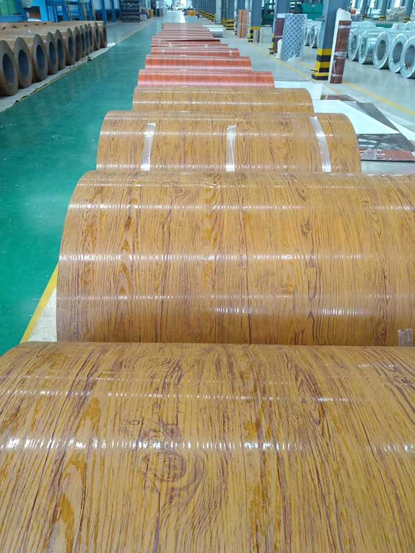 Wood Grain Color Coated Aluminum Coil Sheet